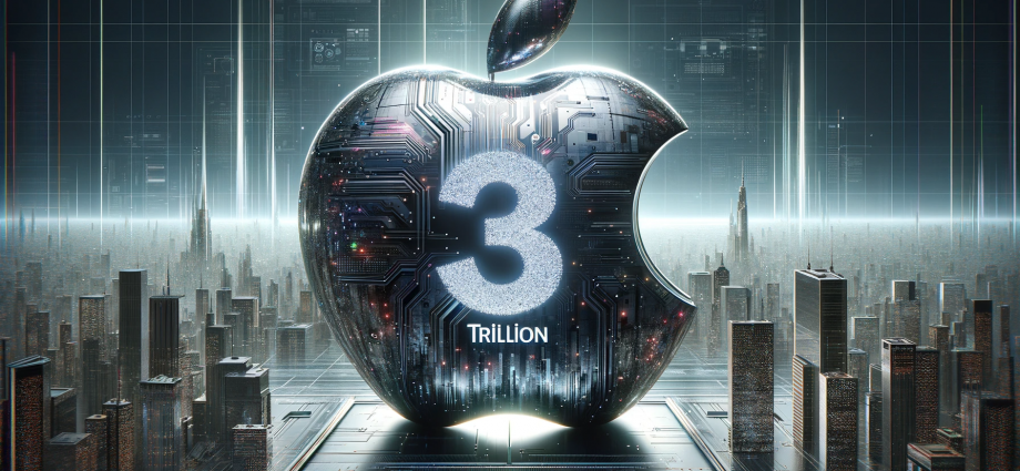 Apple’s market capitalization surpasses the $3 trillion milestone ...